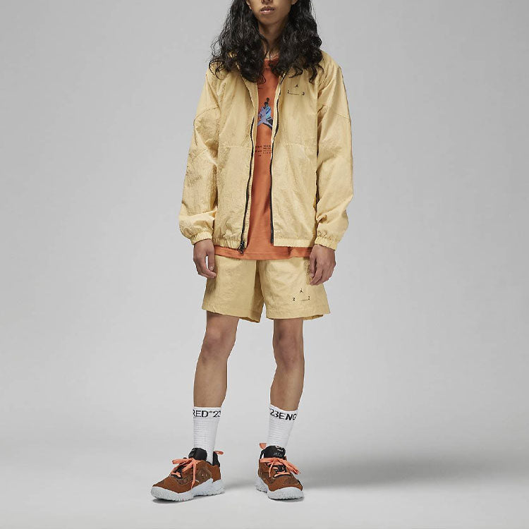 JORDAN Jordan Zip-Up Casual Jacket with Logo Detail